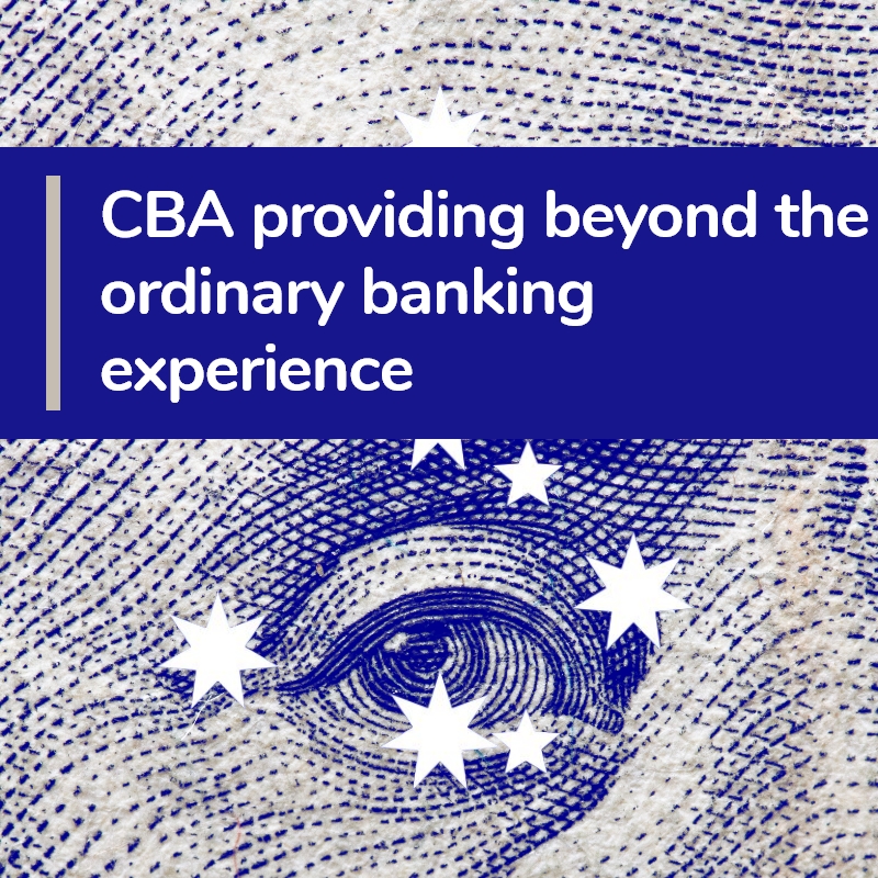 CBA providing beyond the ordinary banking experience - Twimbit