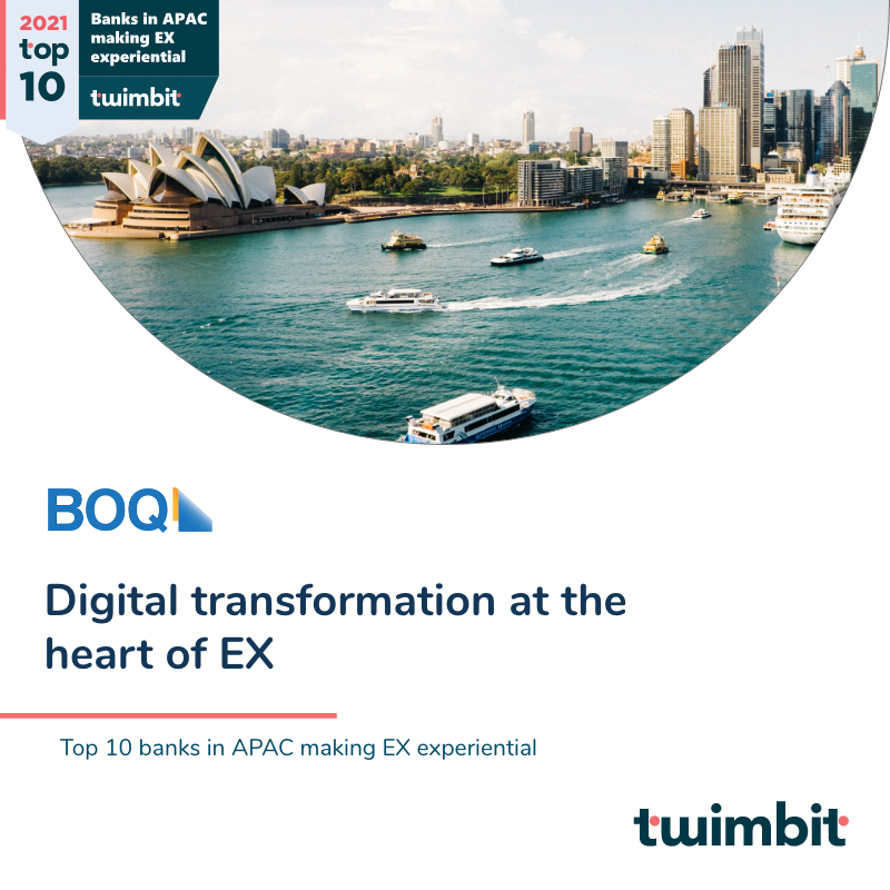 BOQ: Digital transformation at the heart of EX - twimbit